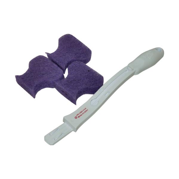 "●フチ裏までしっかり汚れを落とします。<br>●重曹配合の洗浄成分と不織布スポンジが汚れを落とします。<br>●1回取り替え式の洗剤付スポンジが、トイレのフチ裏までズバッとかき取ります。<br><...