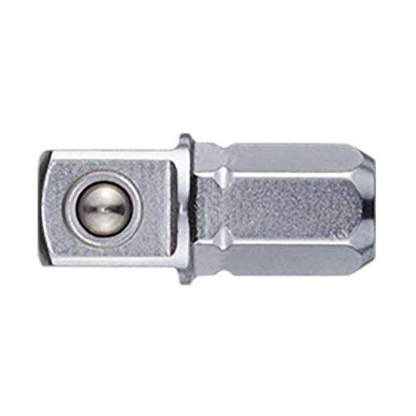 ●電動スリムラチェットに取り付けてSQ1/4ソケットが使用可能になります。<br><br>●SQ1/4ソケット取付（電動スリムラチェット用）<br><br>●差込角(mm)：6.35<b...
