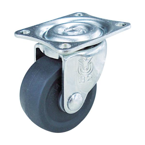 "●床面に跡が付きにくい材質です。<br>●床面を汚しにくいエラストマー車輪を使用しています。<br><br>●軽量用台車<br><br>●許容荷重(daN)：8<br&gt...