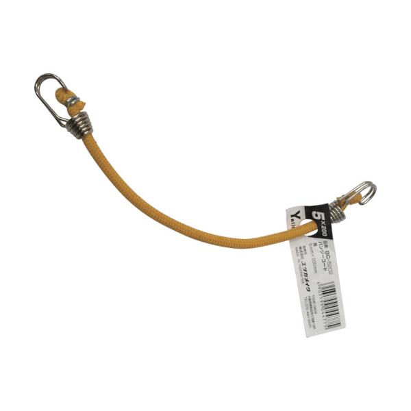 "●伸縮性があり、周囲を糸で特殊織しています。<br><br>●荷物の仮留め、固定等。<br><br>●色：イエロー<br>●長さ(m)：0.2<br>●標準幅(mm)...