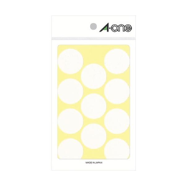 "●豊富なカラーで識別に便利な丸型のラベルです。<br><br>●グラフや分布図の作成に<br>●在庫管理などの色分け表示に<br><br>●色：白<br>●面付：11...