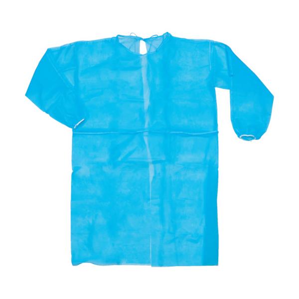 "●両袖にはゴムが入った割烹着タイプのエプロンです。<br>●通気性に優れ、不快な蒸れを解消します。<br><br>●清掃作業、介護作業、病院関係、工場・施設見学。<br><br>...