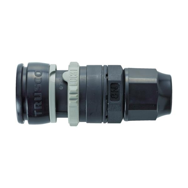 ●ホースバンド不要設計です。<br>●ワンタッチ接続方式。<br>●セーフティロック機構を標準装備。<br>●エンジニアリングプラスチックの採用で耐衝撃性に優れています。<br>●プラスチック...