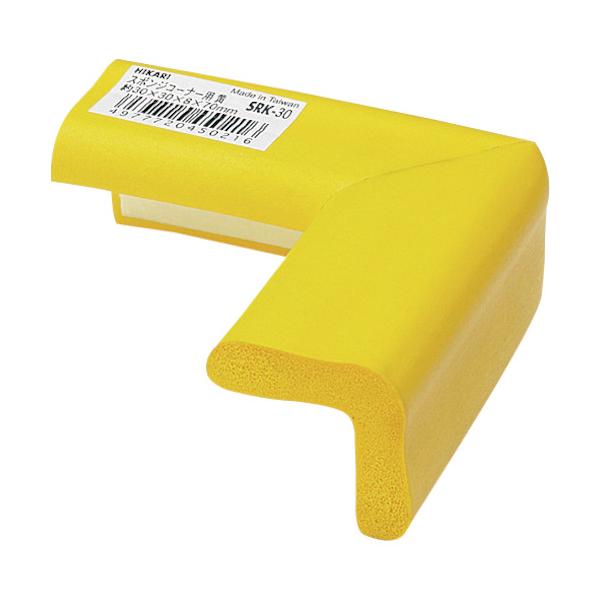 "●クッション性に優れた衝撃吸収材です。<br>●粘着テープ貼付け済みなので簡単に設置できます。<br><br>●テーブル・作業台・家具等のコーナーの保護・緩衝材に。<br>●建築・工事・工場...