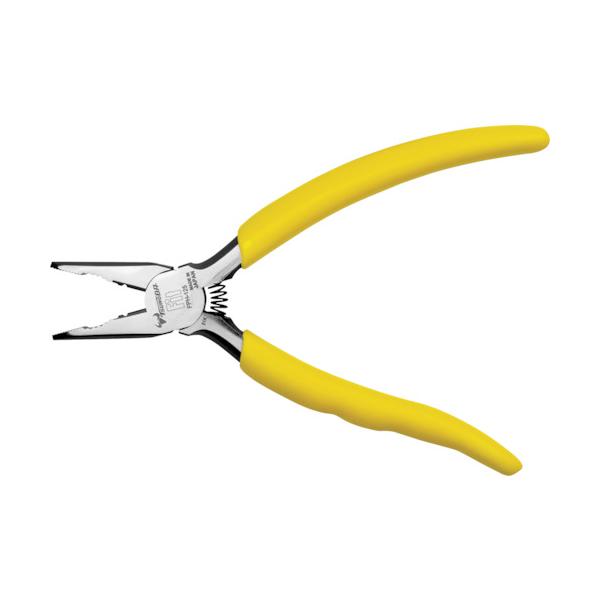 ●板材や線材の加工に最適です。<br>●皮むき用刃穴付です。（φ1.2mm）<br><br>●全長(mm)：140<br>●切断能力(mm)鉄線：φ1.0<br>●切断能力(mm)...