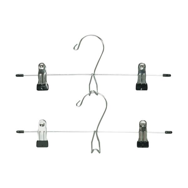 "●PVCコーティングで服が滑り落ちにくいハンガーです。<br>●縦に連結可能なのでクローゼットの場所をとりません。<br>●お得な2個セットです。<br><br>●幅(mm)：305<...