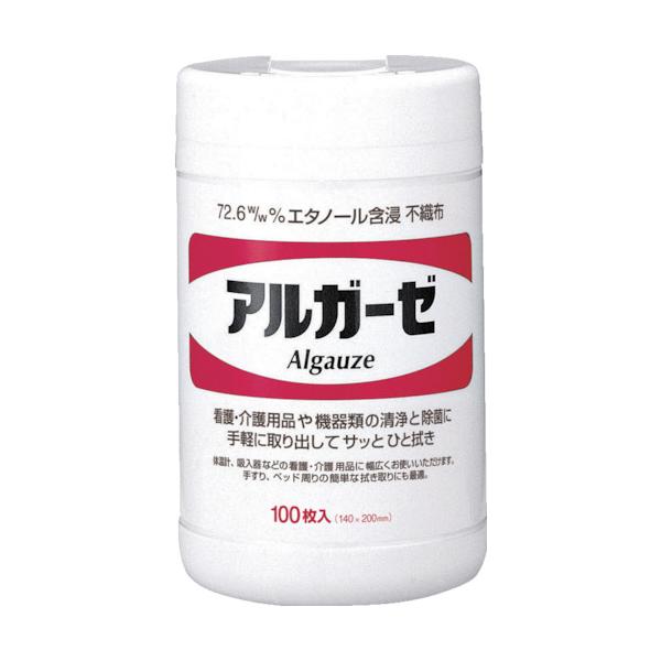 "●高濃度エタノールを含浸させた不織布ガーゼです。<br>●エタノール濃度：72.6w/w%です。<br>●レーヨン不織布で接着剤を使用していないため、不純物を含まず非常に衛生的です。<br><br...