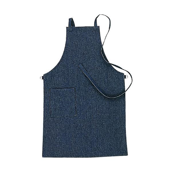 "●シンプルで使いやすいジーンズエプロンです。<br><br>●色：ネイビー<br>●サイズ：約64×87cm<br>●着丈(cm)：84.7<br>●幅(cm)：60.0<...
