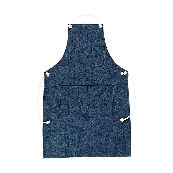"●シンプルで使いやすいジーンズエプロンです。<br>●ペン差し付きです。<br><br>●色：ネイビー<br>●サイズ：約64×87cm<br>●着丈(cm)：85.3<b...