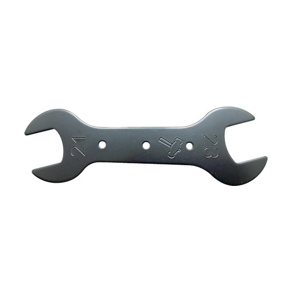 "●薄くて強靭なキャスター専用スパナです。<br><br>●キャスター専用取り付けスパナです。<br><br>●二面幅寸法(mm)：10×12<br>●長さ(mm)：125<...