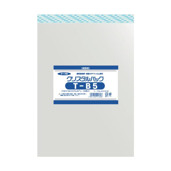 "●クリスタルパックはつやがあり透明感抜群の国産高級ＯＰＰフィルムを使用した袋です。<br>●すべりが良く作業効率もバツグンです。<br>●袋の両側を熱圧着して製造する為、のりしろが発生しないので中身が綺麗に見えます...