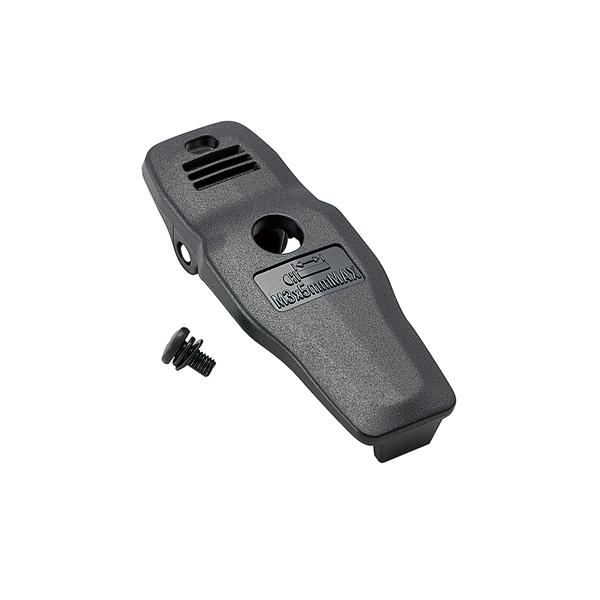 メーカー　アルインコ品　名　ベルトクリップ型　番　EBC-70DJ-P421/422B-Tシリーズ用対応機種の標準付属品のスペアです。バネが付いたクリップ式のベルトクリップです。