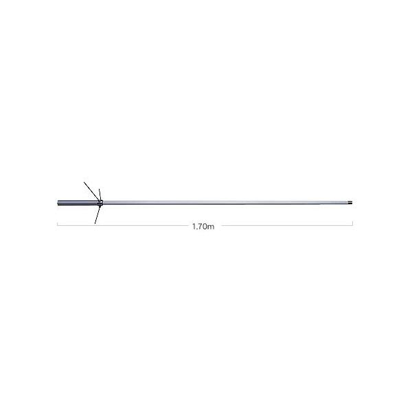 メーカー　第一電波工業(DIAMOND)品　名　144/430MHz帯高利得2バンドグランドプレーン（レピーター対応型）(DIGITAL対応) グラスファイバー製型　番　X50●全長：1.7ｍ●ラジアル長：約19cm●重量：0.9kg●利得...
