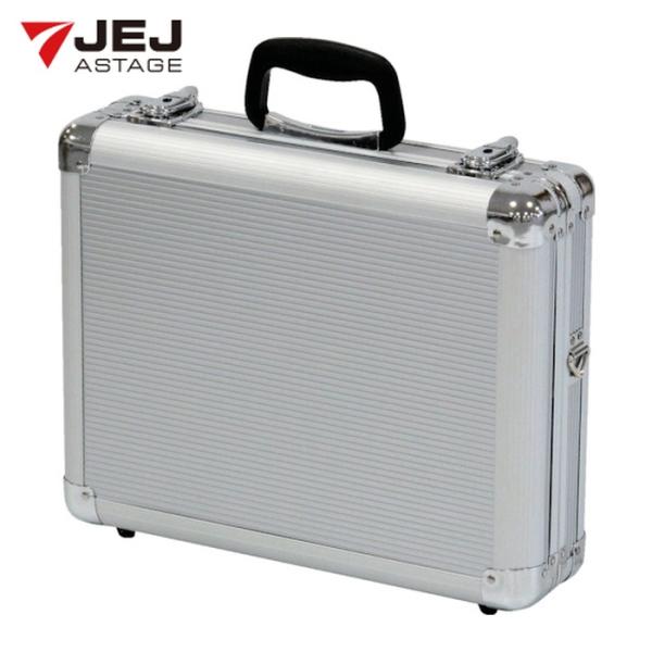 JEJアステージ アルミケース|特長:軽くて丈夫なアルミ製ツールケースです。 コーナー部材は衝撃に強いラウンド加工仕様です。 用途に合わせて移動できる仕切板付です。