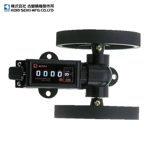 古里 ローラー距離計|特長:車輪3回転で1メートルを表示します。 布、紙、ビニール、鉄板などあらゆる物を計測するカウンターです。
