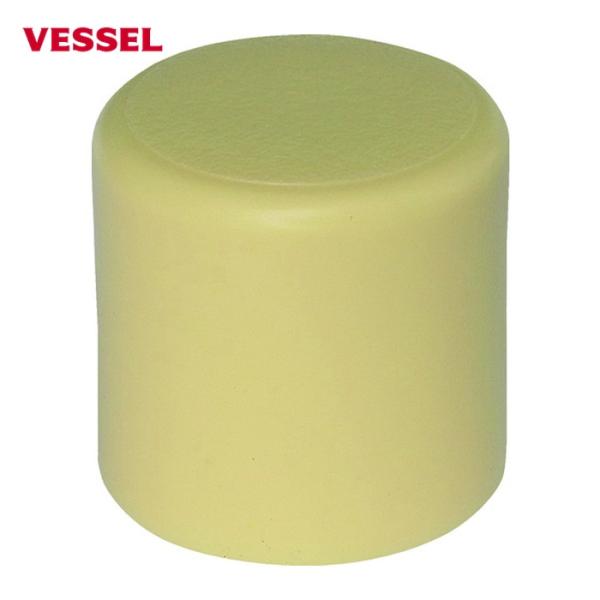 VESSEL コンビネーションハンマー用パーツ|特長:交換用替頭です。 工作物を傷つけず、しかも摩耗、変形が少ない軟質プラスチックを使用しています。