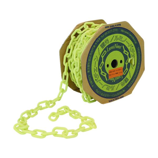 NEMOTO プラチェーン|特長:高輝度の蓄光チェーンです。 (JC相当)・JISZ9097蓄光屋外避難誘導標識で規定されている照射条件で約12時間後でも認識可能です。