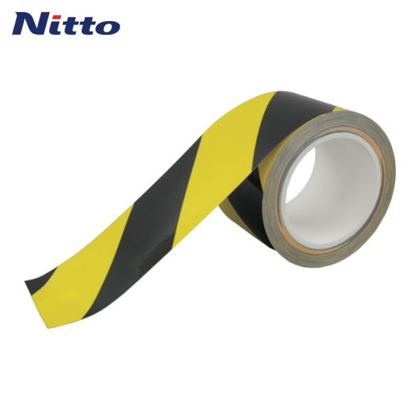 ニトムズ ラインテープ|特長:耐久性に優れ、環境にやさしく、作業性も抜群のラインテープです。 クリーンルーム適用です。 丈夫なフィルムと強力な粘着剤で破れや剥がれが少なく、取り替え時期には、剥がしやすいテープです。