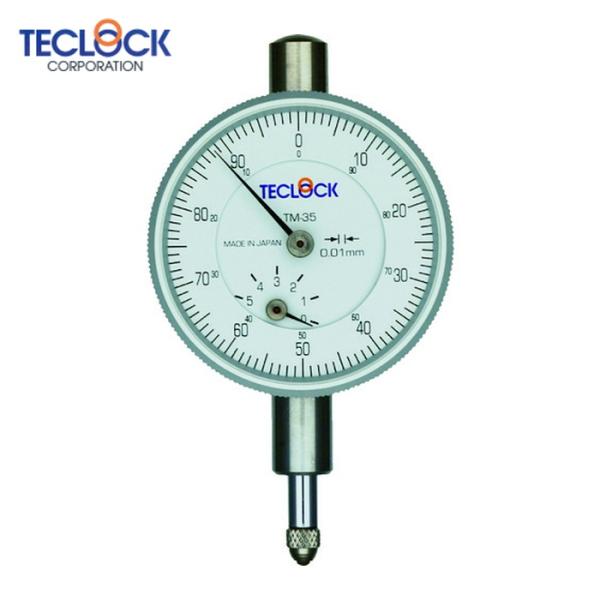 TECLOCK ダイヤルゲージ|特長:小型軽量、取り扱いが容易で高精度のため、長さの測定器として多分野で広範囲にわたって活用されています。