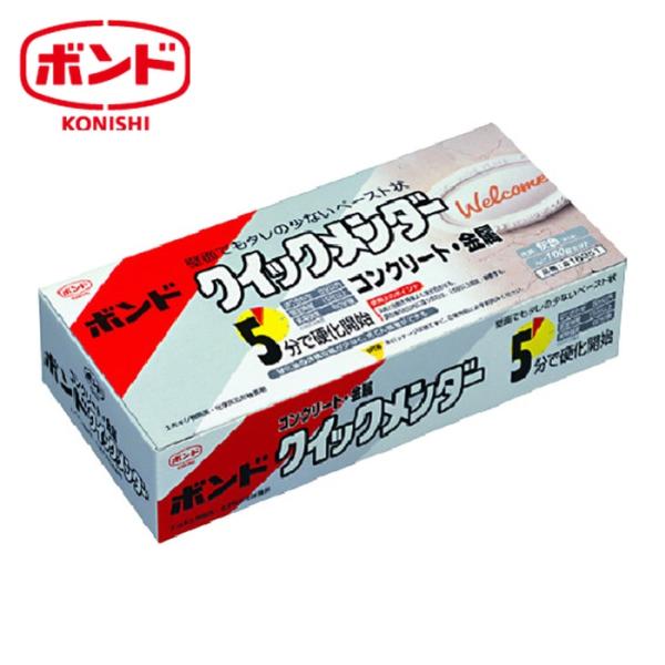 コニシ エポキシ系接着剤2液タイプ|特長:混合後は5分で硬化が始まり、15分でほぼ実用強度に達します。 壁面でも垂れにくいペースト状の接着剤です。 凹凸面、すき間への充填に最適です。