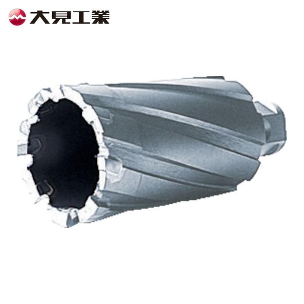 大見 磁気ボール盤カッター|特長:特許新3分割刃によりスピーディーで長寿命です。 センターピン方式を採用していますので、位置決めが容易で、穿孔が終わると、自動的にコアは排出されます。