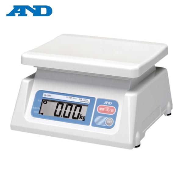 A&amp;D デジタルはかり|特長:見やすい大型液晶表示です。 (文字高25mm)・皿を載せた状態でのゼロ表示可能な風袋引き機能付です。 ステンレス皿(SK・10JA別売)の使用で衛生的な計量が可能です。