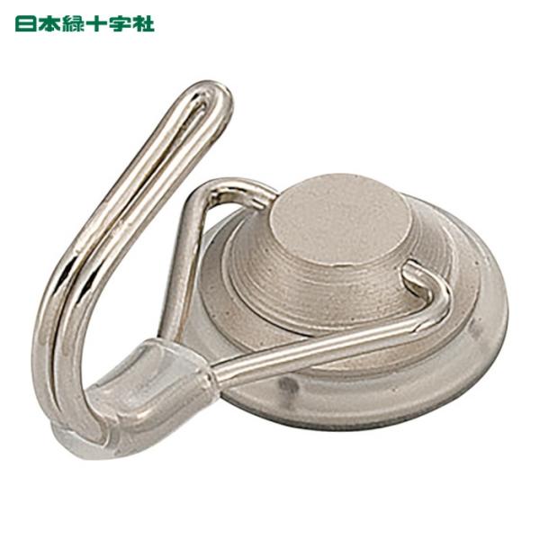 緑十字 マグネットバー|特長:高い質感とデザイン性を備えた金属製のマグネットフックです。 フック部分は360度回転し、上方にもスイングするので好きな位置に貼り付けが可能です。 壁面をキズつけないように接触面には柔らかなラバー素材を使用しています。