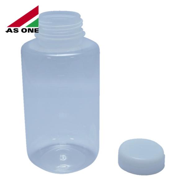特長●ガラス瓶に近い透明性があり、しかも割れにくいボトルです。●特殊目盛を採用しているため、目盛の上にラベルをはっても目盛線の突起が気になりません。●ノーパッキンで液漏れをシャットアウトします。