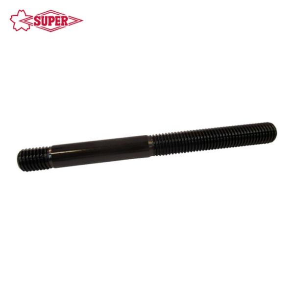 スーパー スタッドボルト|特長:転造加工されたねじ部は摩耗やゆがみに耐性があります。 1本のボルトで長短の使い分けができます。