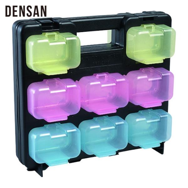 DENSAN パーツケース(樹脂製)|特長:ケースのない・パーツボックス 使いやすいミニタイプ です。