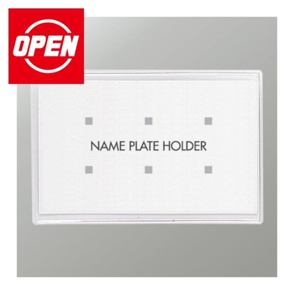 OP 名札|特長:クリップではさんでも、安全ピンでとめても使えます。