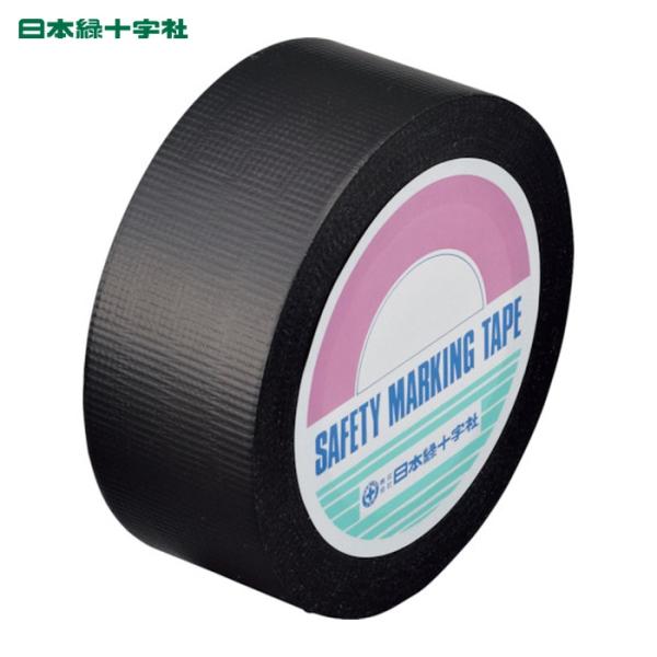 緑十字 養生用クロステープ|特長:人や台車などによるズレを防止するマット固定用のテープです。 糊あとが残りにくく、手でカットすることが可能です。