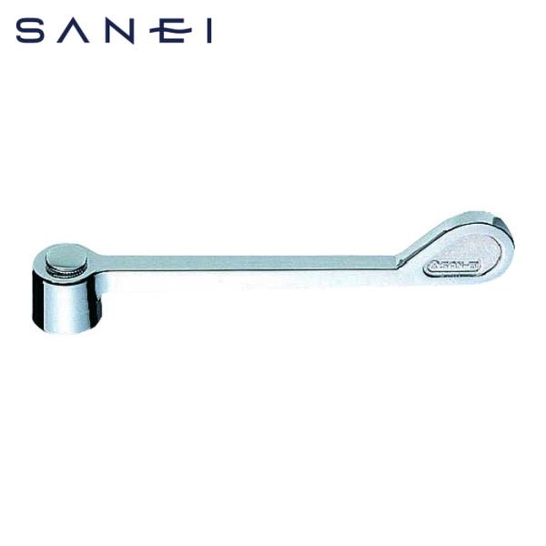 SANEI 水栓用レバー|特長:水栓のハンドルをレバーに変えて、操作をスムーズにできます。 小さな力でもしっかり閉められます。 他メーカー対応のアダプター付きでほとんどのメーカーの水栓に対応します。