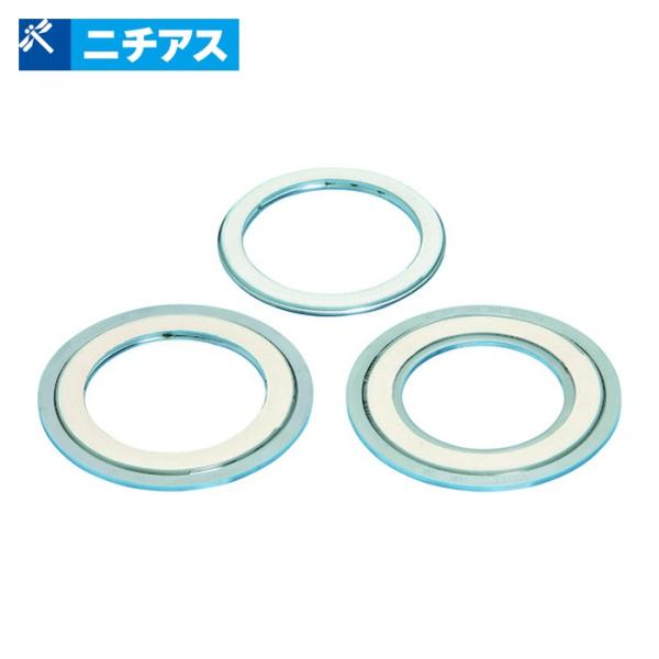 ニチアス ガスケット|特長:フープ状の金属板と軟質耐熱ペーパーを交互に巻き付けた、経済的な渦巻き型ガスケットです。 特徴的なシール構造から高温高圧の条件でも使用できます。 フランジとの馴染みが良いため、メタルガスケットよりも低い締付力でシー...