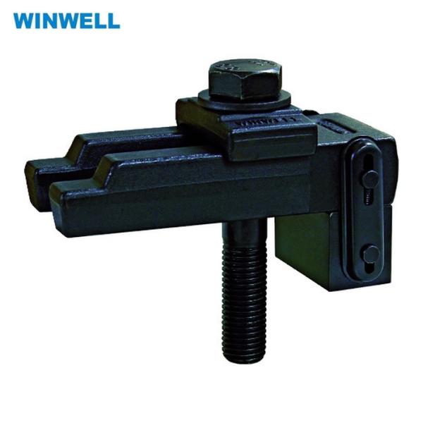 WINWELL クランプ(工作機械用)|特長:1つのボルトで4種類の金型モールドベース厚み(20、25、30、35mm)に対応します。 スピーディーに厚みの変更が可能です。