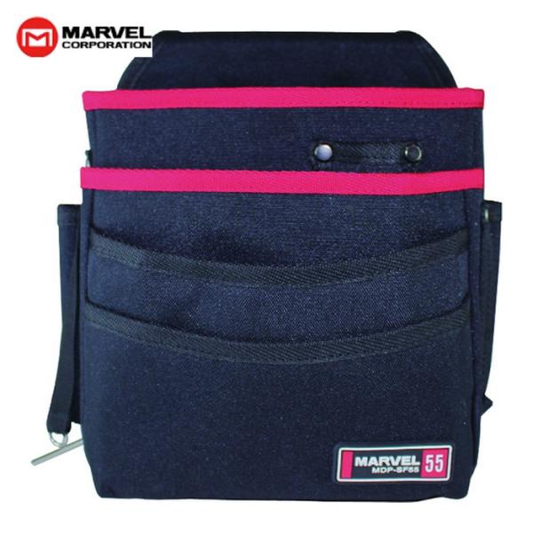 MARVEL 腰袋|特長:柔らかい手触りで体にフィットし、軽くて丈夫です。 軽くて丈夫なポリエステル帆布を使用しています。 両サイドにDカン付きです。