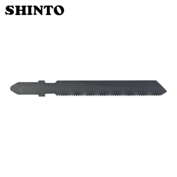 シントー ジグソー替刃|特長:ブレードの両サイドを研磨(スキ削)加工でスムーズな切断が可能です。 高品質のHSS・バイメタル材を使用し、鉄、ステンレスの切断に最適です。