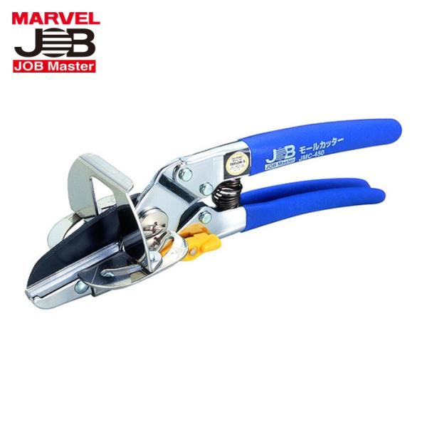 ジョブマスター ダクトカッター|特長:コーナーカット用の90度(直角)、45度(コーナー)切りモールガイド付です。 ホース、生木、ロープ等20mmまで切断可能です。