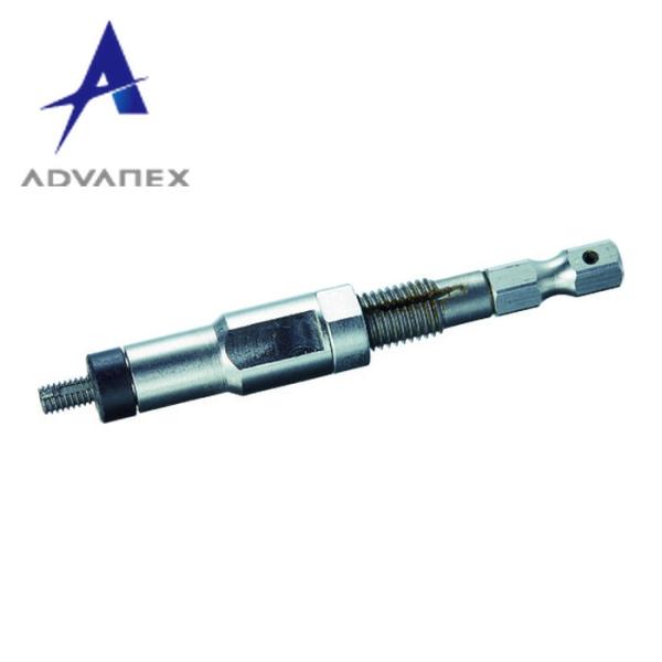 ADVANEX インサートねじ用挿入工具|特長:アドバネクス製タングレスインサートを挿入する際に必要な専用工具です。 手動挿入の際は別途、六角ビット対応のハンドルをご用意下さい。