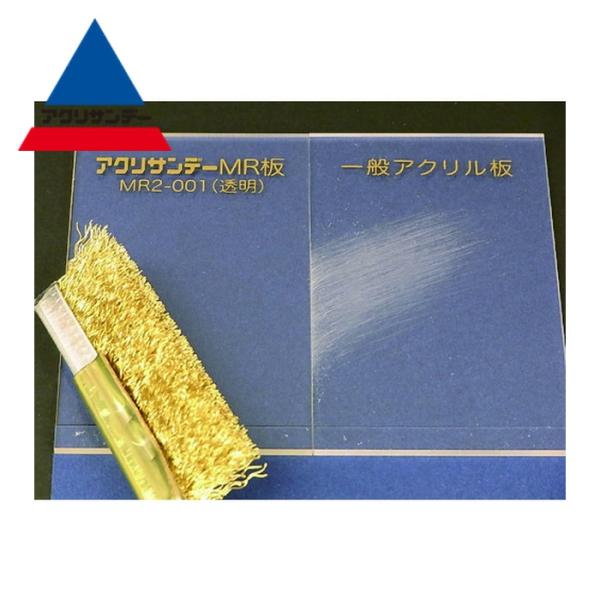 アクリサンデー 樹脂素材|特長:表面硬化処理により耐擦傷性をプラスし、傷がつきにくいタイプです。