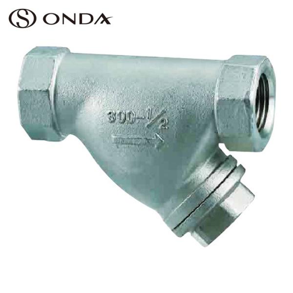 オンダ製作所 ストレーナ|特長:材質はオーステナイト系ステンレスで優れた耐食性です。 ロストワックス鋳造品のため、安定した品質です。