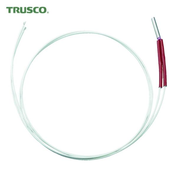 TRUSCO 熱電対|特長:ニクロム線を金属パイプ(シース)で覆ったヒーターです。 エレメントは、ステンレス製で長寿命を実現しました。 従来困っていたヒーターリード線は、耐熱リード線を使用しています。
