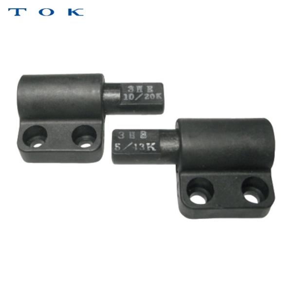TOK 蝶番(トルクヒンジ)|特長:ダンパトルクの調整を、側面にあるキャップにて行えます。 専用ブラケットを併用することで、ヒンジとしてご使用が可能です。
