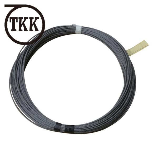 TKK 電気ホイスト用ワイヤロープ|特長:片ロック片シンブル入りのワイヤです。