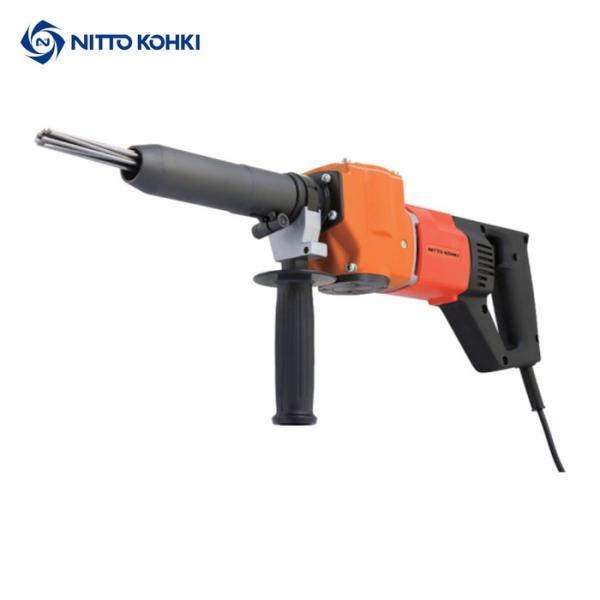 日東 電動タガネ|特長:AC100V電源で使える汎用タイプの電動式高速多針タガネです。 ショックアブソーバー付で反動が少なく作業者の負担を大幅に低減します。