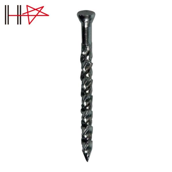 DAIDOHANT 釘|特長:錆にくいステンレス製です。 頭部の形が深い皿状で使用する際には頭を材料の表面に埋め込むように打ちます。 釘の頭をあまり見せたくない箇所に使用します。