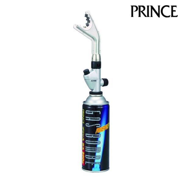 PRINCE ガストーチ|特長:管を挟みつけ加熱する形状になっていますので、作業がスピーディーです。 縦、横、逆さ、どんな角度でも安定した炎です。 空調・管工事用トーチです。