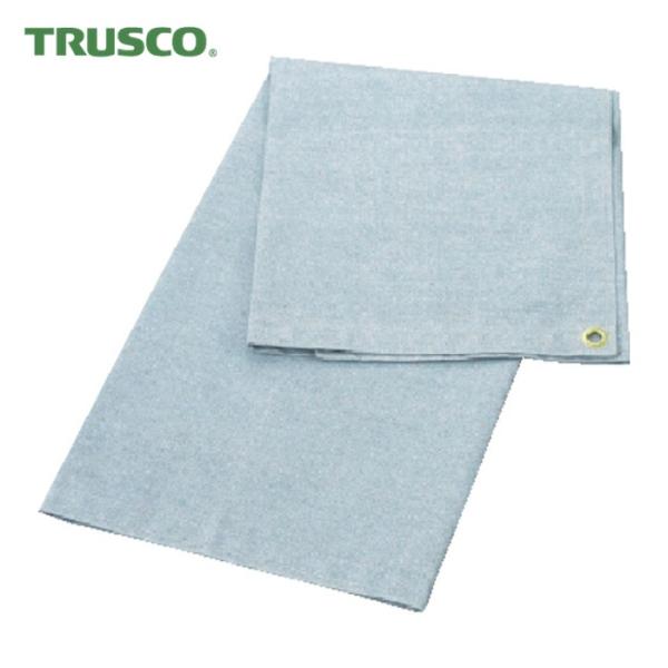 TRUSCO スパッタシート|特長:平織のエコノミータイプで、お求めやすく、片面コートで非常に軽く柔らかいため扱いやすいです。 火花・ノロをはじく(表面)・付着(裏面)兼用タイプです。 ノンアスベスト・ノンセラミックの安全な商品で、皮膚刺激...