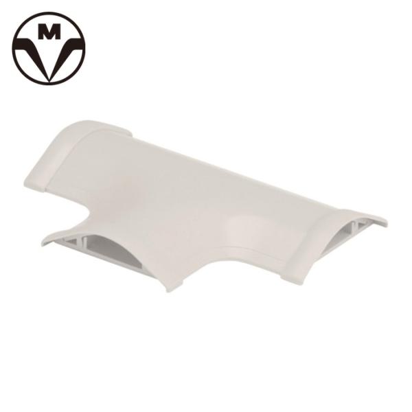 マサル ケーブルカバー(床用)|特長:オーバーラップ接続ができます。 ベースにガードマン2R型を突当て、カバーをはめ込みます。