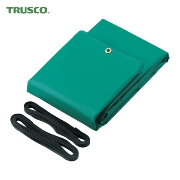 TRUSCO トラックシート|特長:ポリオレフィン製なのでエステル帆布に比べて軽量で持ち運びに便利です。 焼却処理時に発生する有毒ガス(ダイオキシン類)の発生を抑えています。
